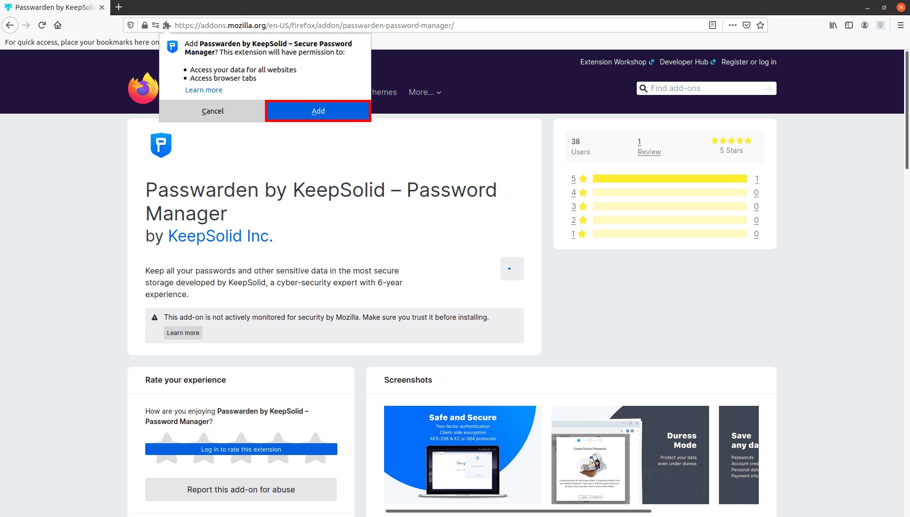 How to Add a Password Manager Extension to Firefox | Passwarden®